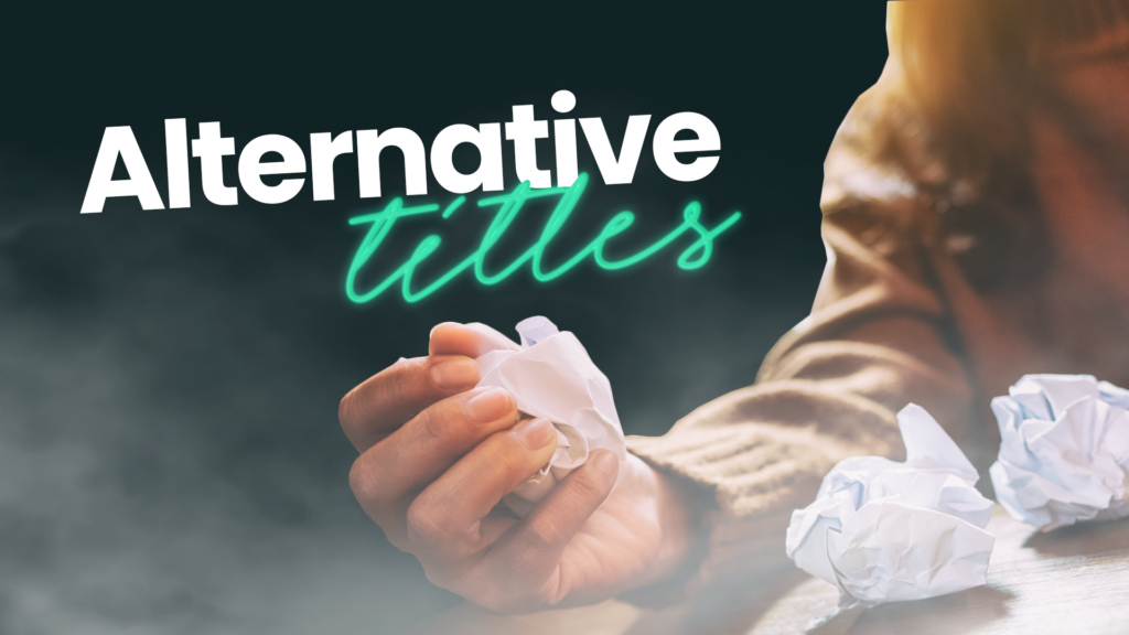 Alternative Titles - IAFAR